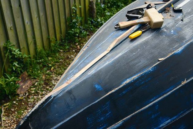 Building an outboard well in a 14ft rowing and sailing boat – the ...
