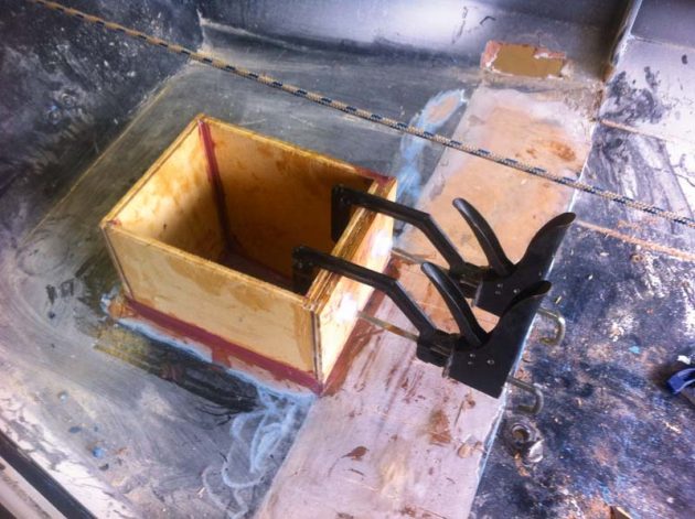 Building an outboard well in a 14ft rowing and sailing boat – the ...