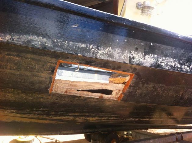 Building an outboard well in a 14ft rowing and sailing boat – the ...
