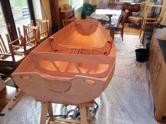 A new build nesting dinghy for a newlywed couple - Practical Boat Owner