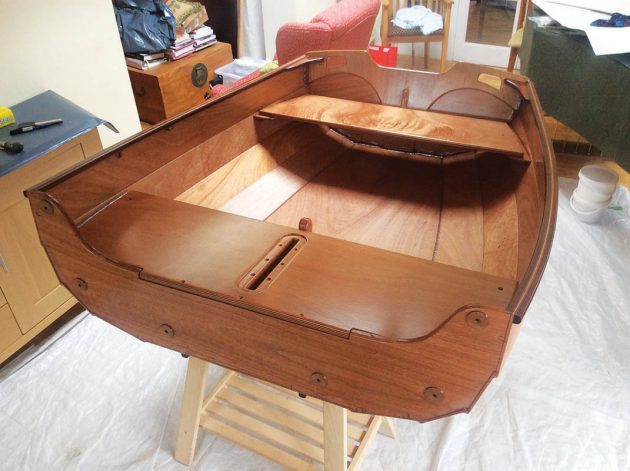 A new build nesting dinghy for a newlywed couple - Practical Boat Owner