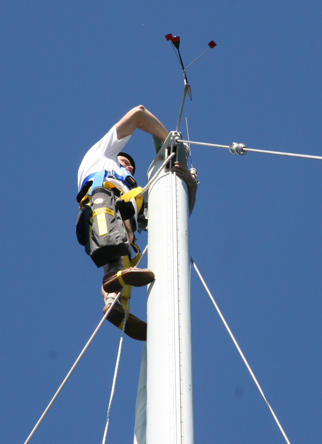 How to climb your mast and work aloft safely