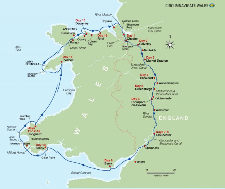 Slow boat around Wales – coastal and inland circumnavigation in a ...
