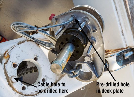 How to fit a rode counter to make anchoring from the helm a reality ...