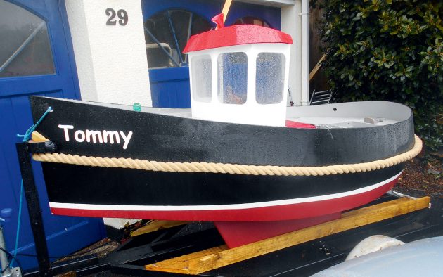How I built my grandchildren an 8ft toy tugboat for just £1,200