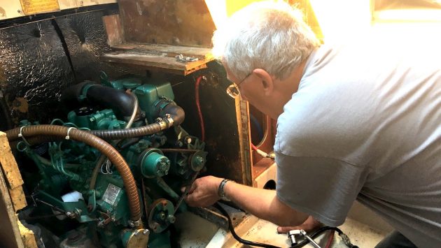 No mess oil filter change for a boat engine - Practical Boat Owner