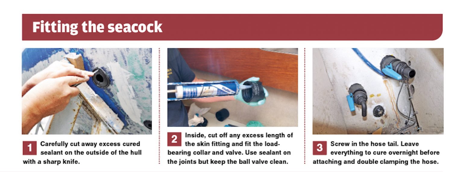 Fitting new seacocks and skin fittings on the PBO Project Boat ...