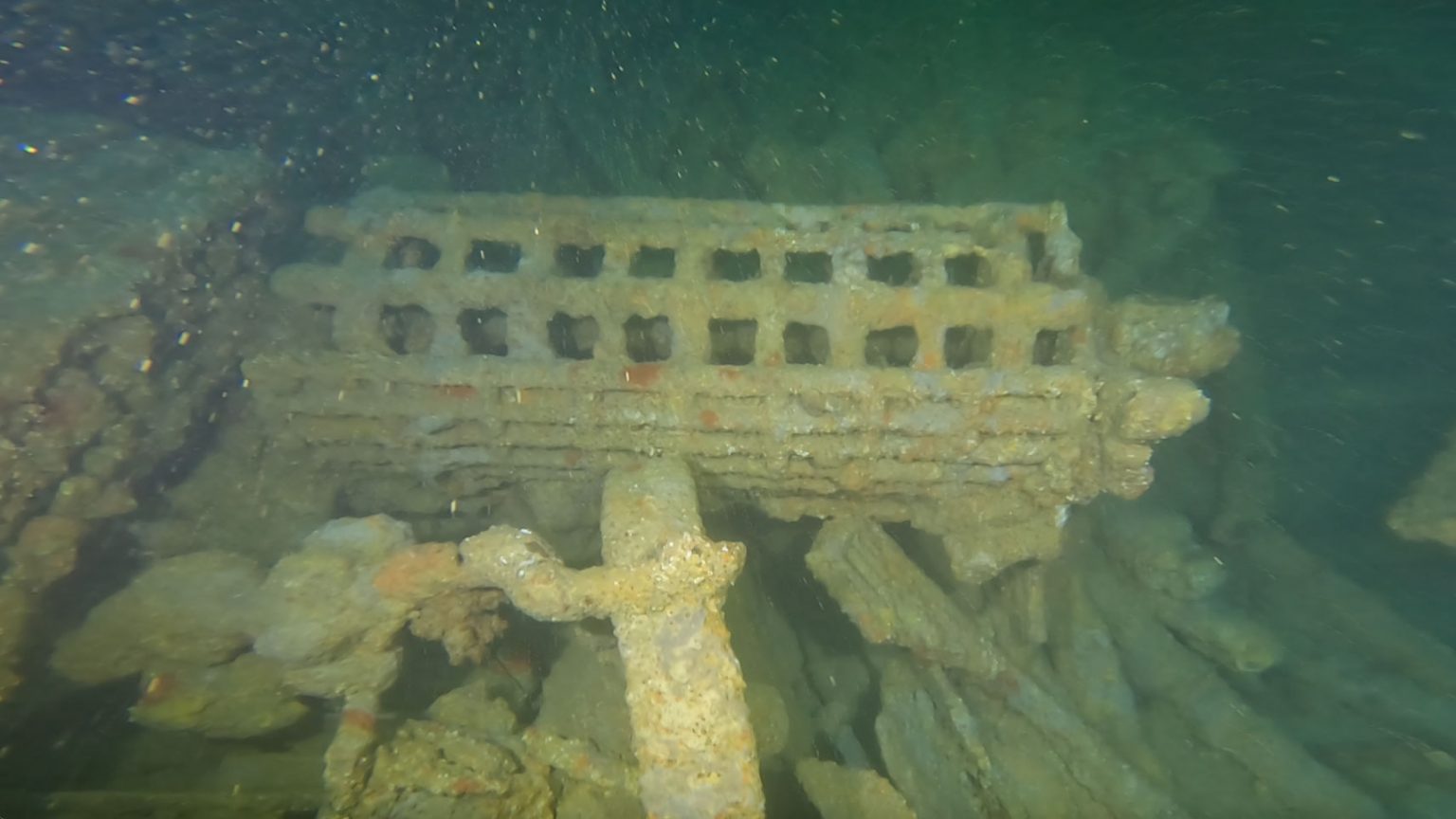 Video footage of shipwreck identified as steamship Virago