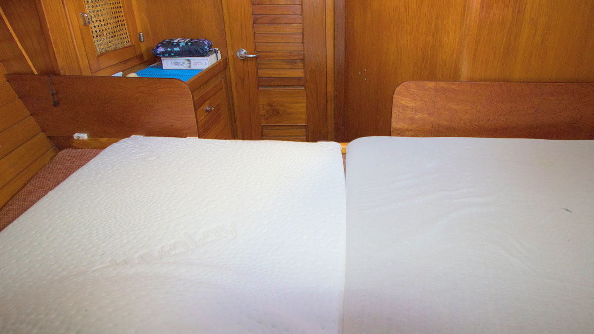 DIY bunk ladder for getting in and out of berths easily - Practical ...