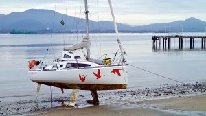 Best bilge keel yachts and twin keel yachts for drying out ashore