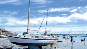 Best bilge keel yachts and twin keel yachts for drying out ashore