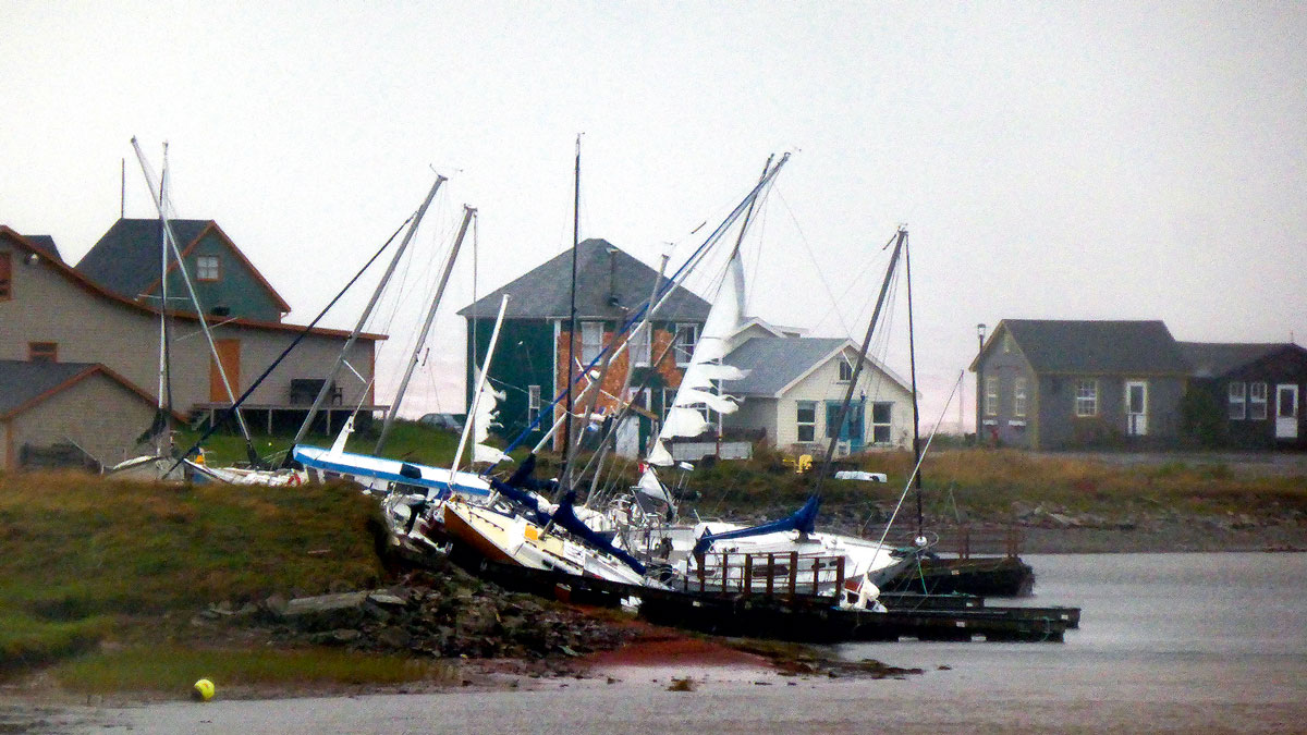 Leaving our boat at the mercy of a hurricane in Canada - Practical Boat ...