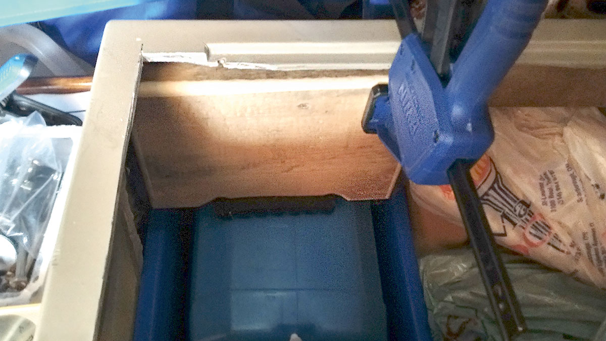 How to make a budget boat water tank and sink - Practical Boat Owner