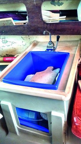 How to make a budget boat water tank and sink - Practical Boat Owner