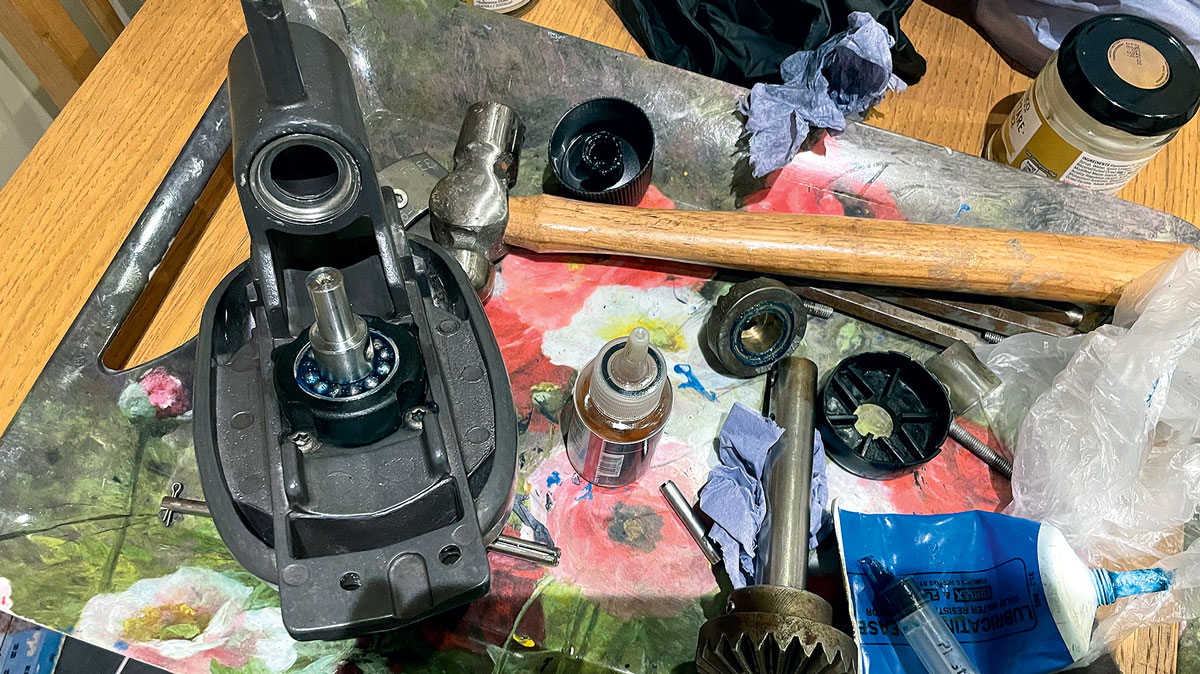 In-mast roller furling problems: how to rebuild a Seldén furling ...