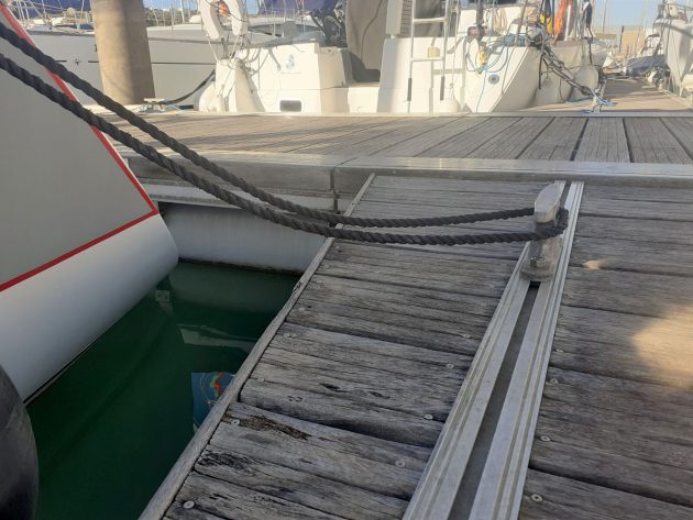 Beware becoming a man overboard (MOB)… in a marina