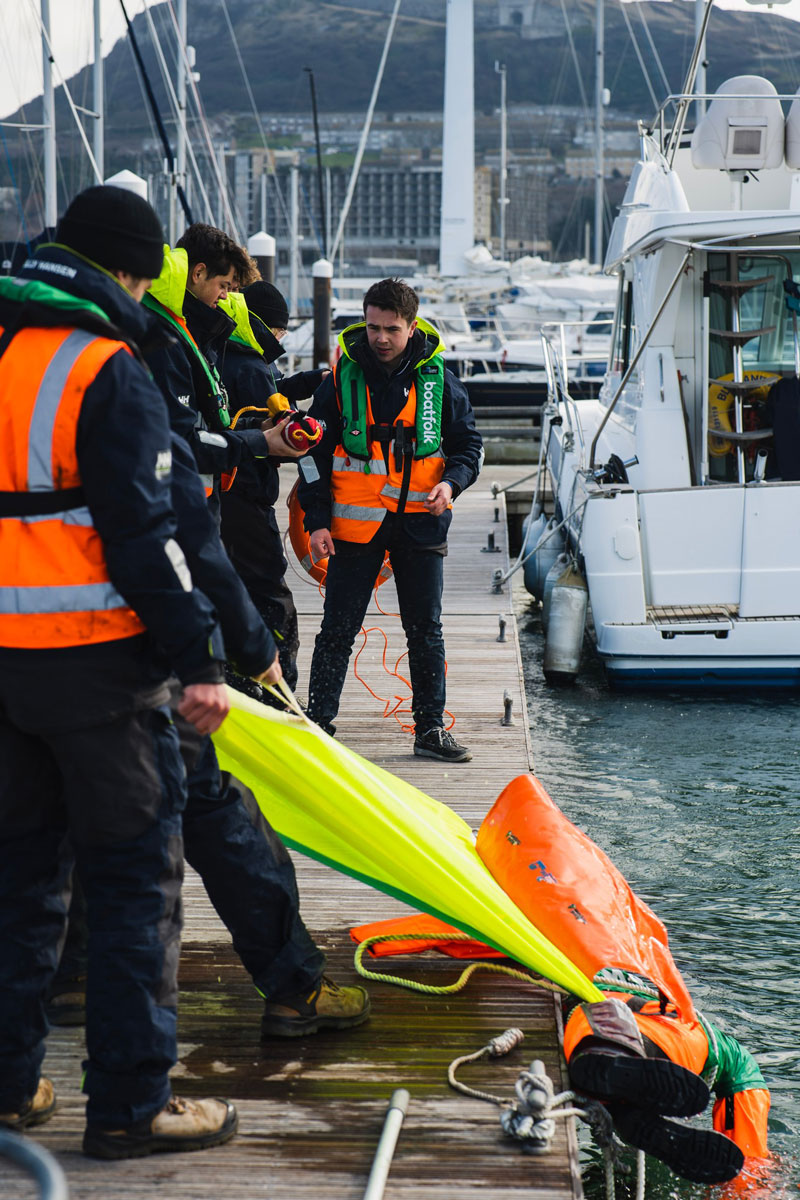 Beware becoming a man overboard (MOB)… in a marina