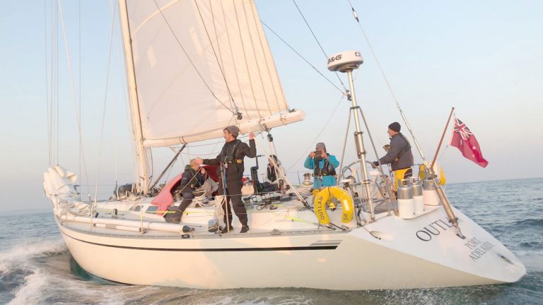 Ocean Globe Race 2023: Outlaw crew discover man stranded in a canoe ...