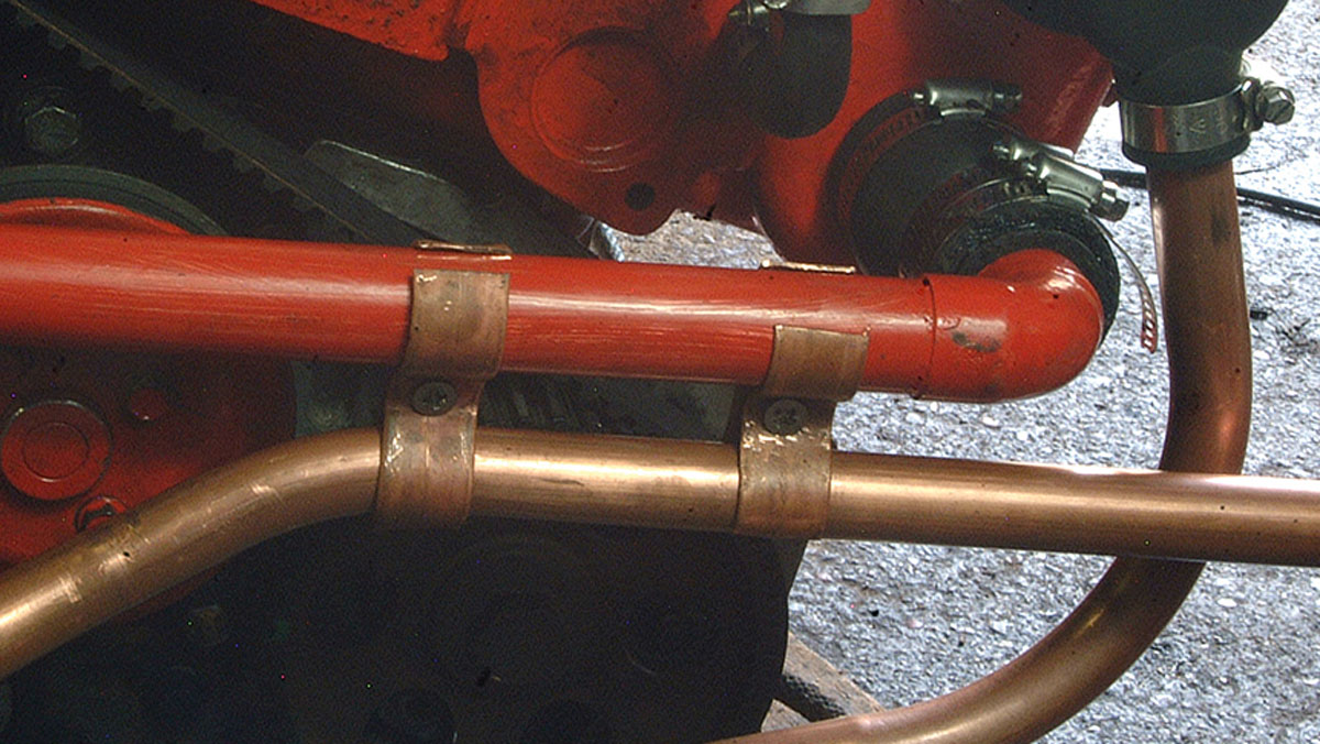 Making clamps from copper pipe: step by step - Practical Boat Owner