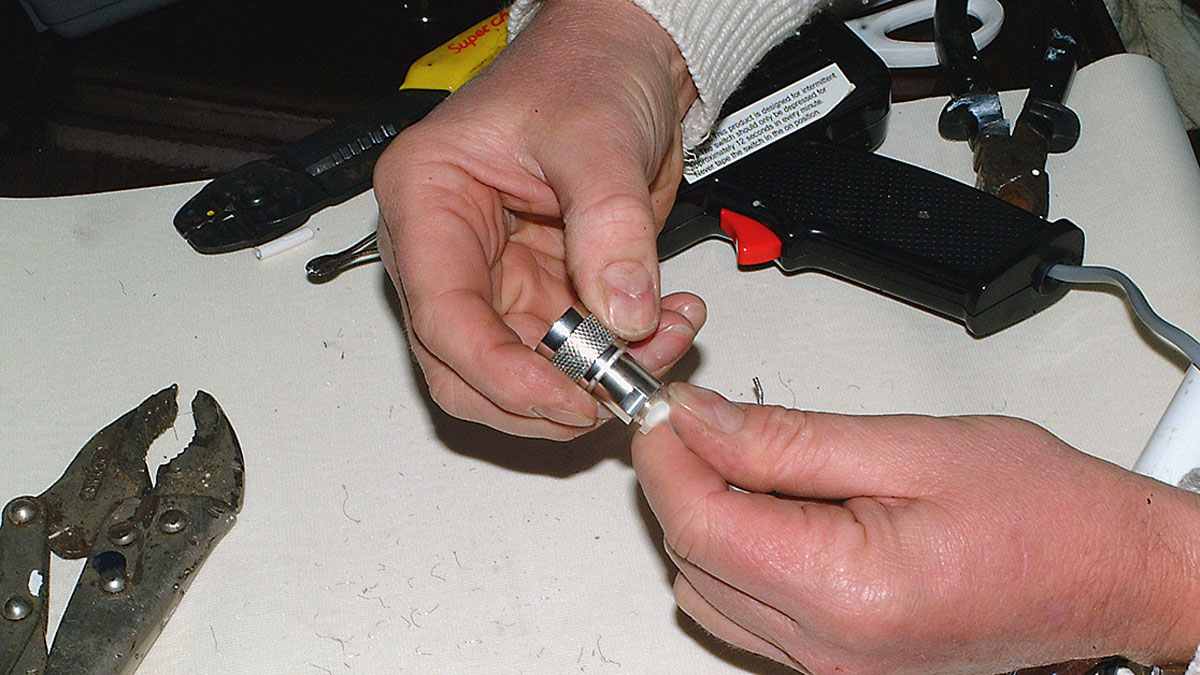 How to fit coaxial plugs and sockets - Practical Boat Owner