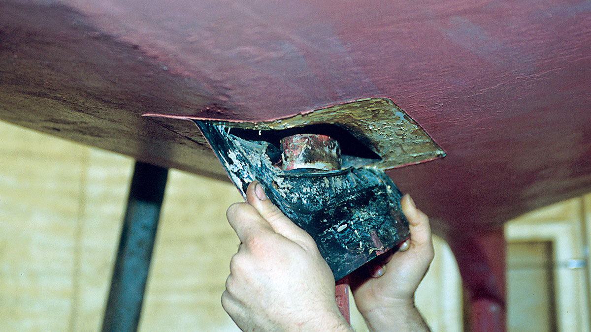 Replacing a saildrive gaiter: step by step - Practical Boat Owner