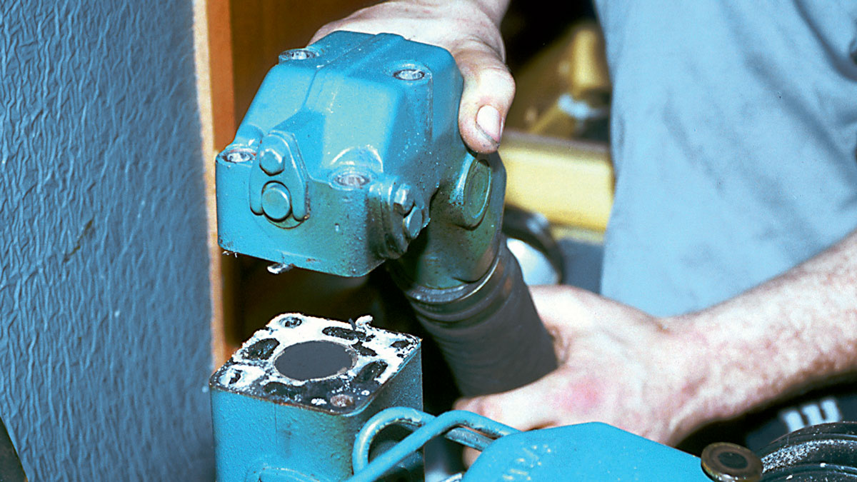 Replacing a saildrive gaiter: step by step - Practical Boat Owner