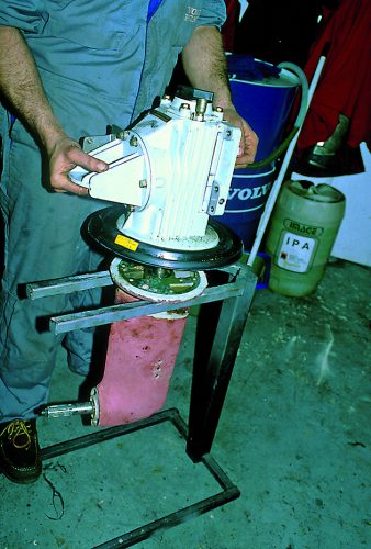 Replacing a saildrive gaiter: step by step - Practical Boat Owner