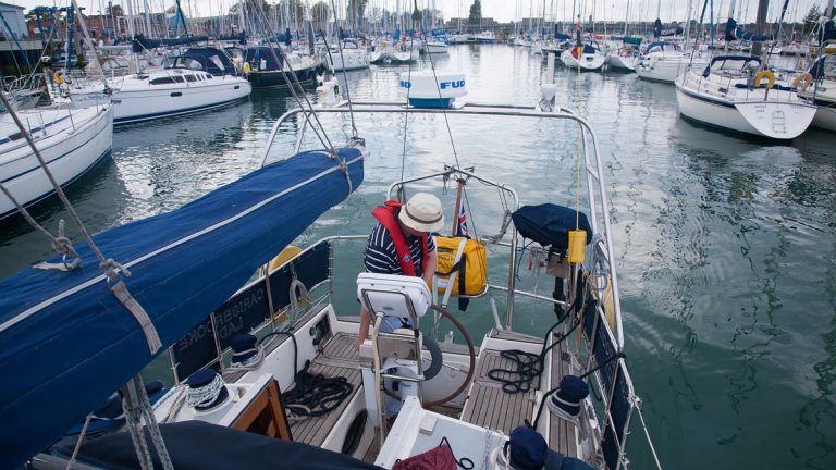 Going astern in a long keel sailboat - Practical Boat Owner