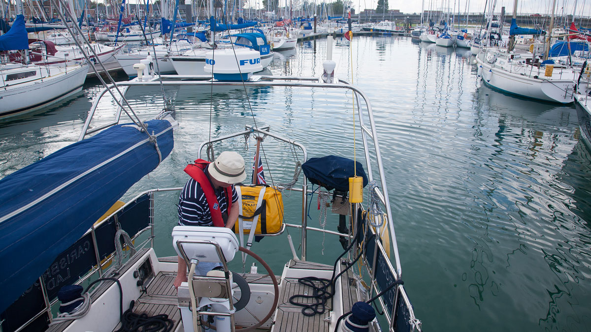 Going astern in a long keel sailboat - Practical Boat Owner