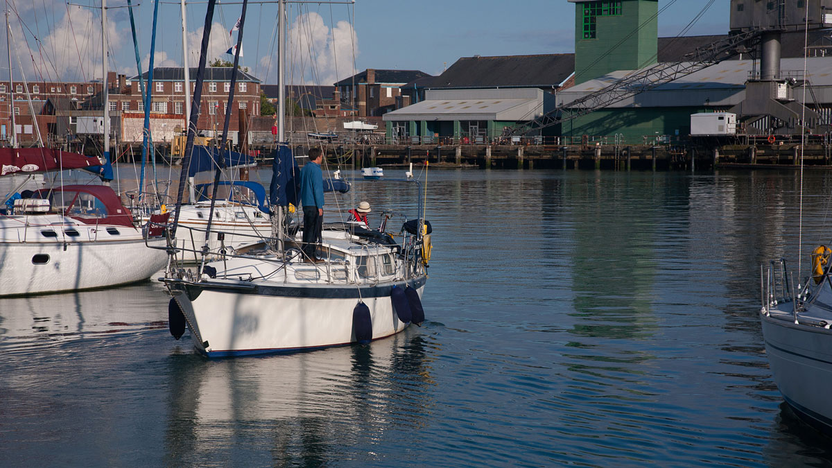 Going astern in a long keel sailboat - Practical Boat Owner