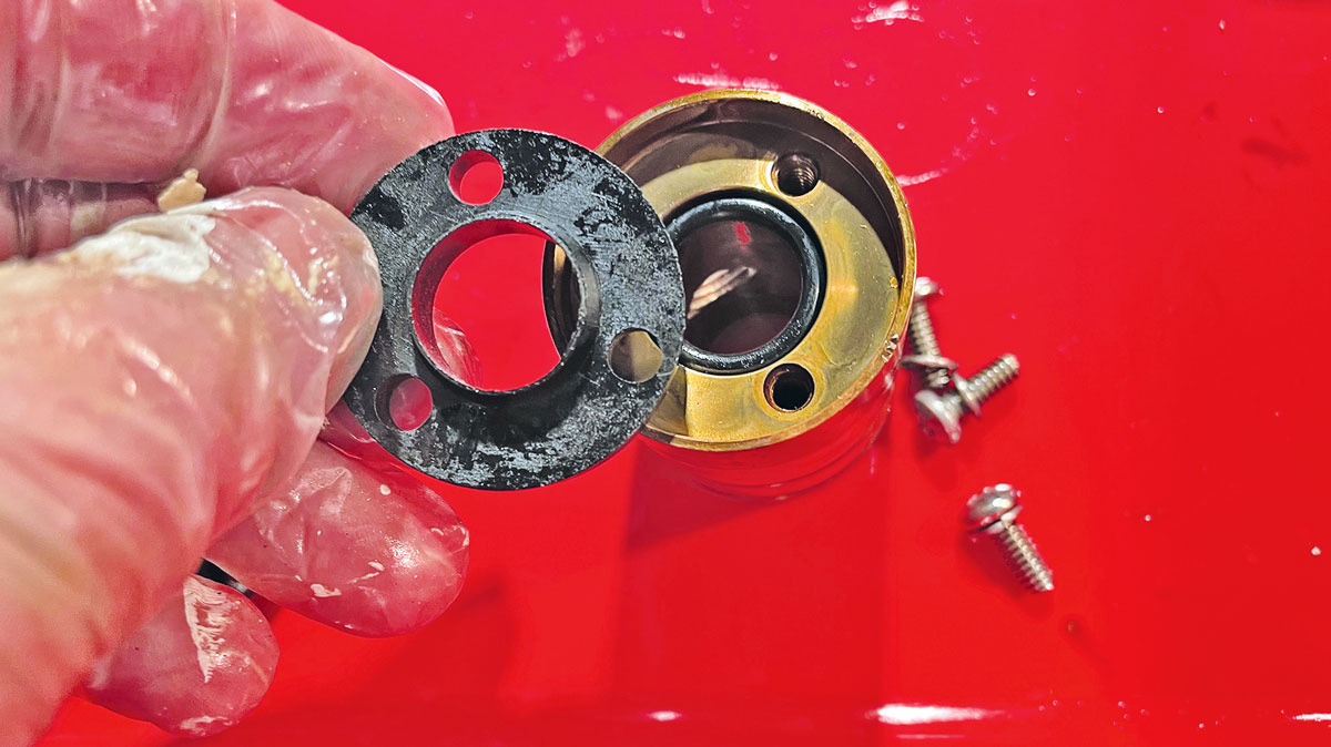 Servicing a hydraulic steering helm on a boat - Practical Boat Owner