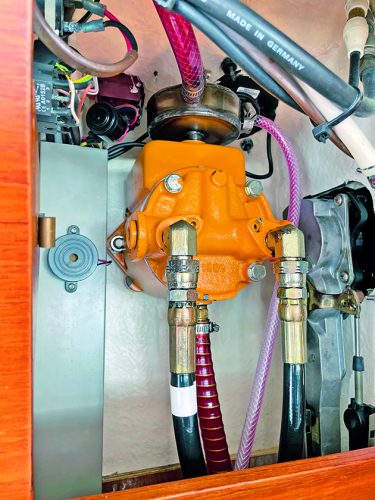 Servicing a hydraulic steering helm on a boat - Practical Boat Owner