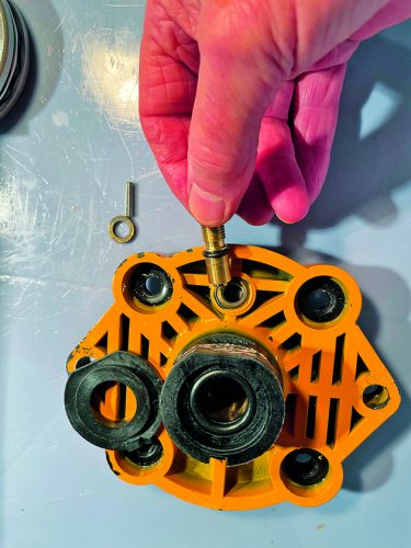 Servicing a hydraulic steering helm on a boat - Practical Boat Owner