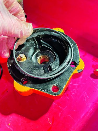 Servicing a hydraulic steering helm on a boat - Practical Boat Owner
