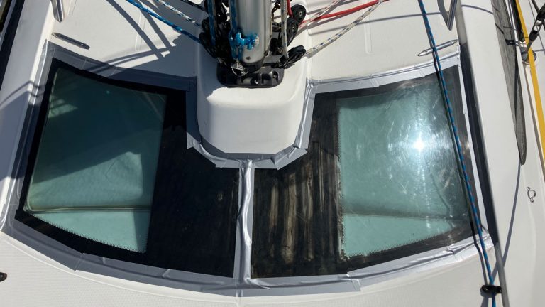 Problems with ageing bonded boat windows on the Jeanneau Sun Odyssey 42 ...