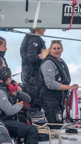 The crew of Maiden makes history again by becoming the first all-female ...