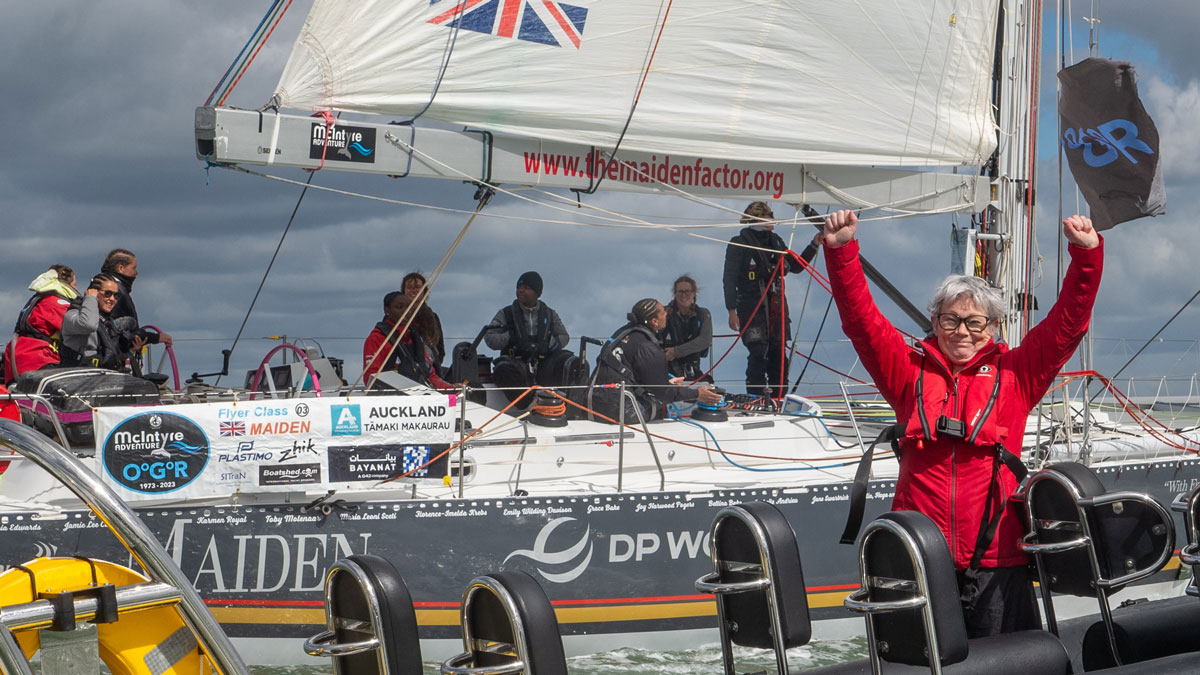 The crew of Maiden makes history again by becoming the first all-female ...