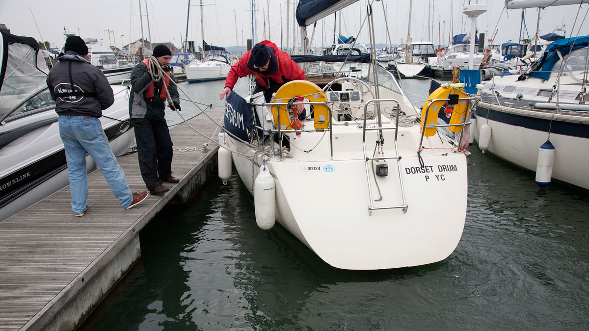Berthing a boat using wind and tide - Practical Boat Owner
