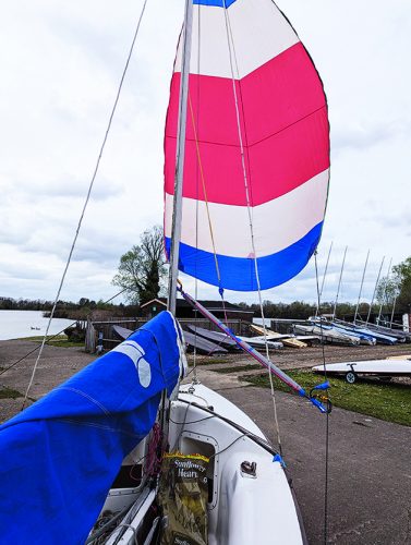 How to make a last-minute home-made dinghy spinnaker pole - Practical ...