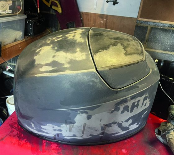 How to refurbish a scruffy outboard cowling - Practical Boat Owner
