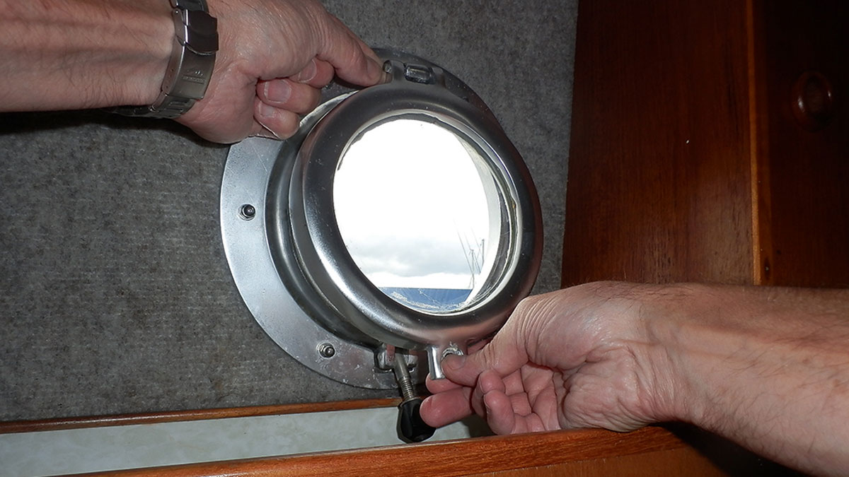 How to fit new rubber port light seals - Practical Boat Owner