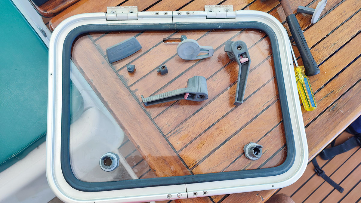 Boat hatch replacement: fixing a cracked lens - Practical Boat Owner