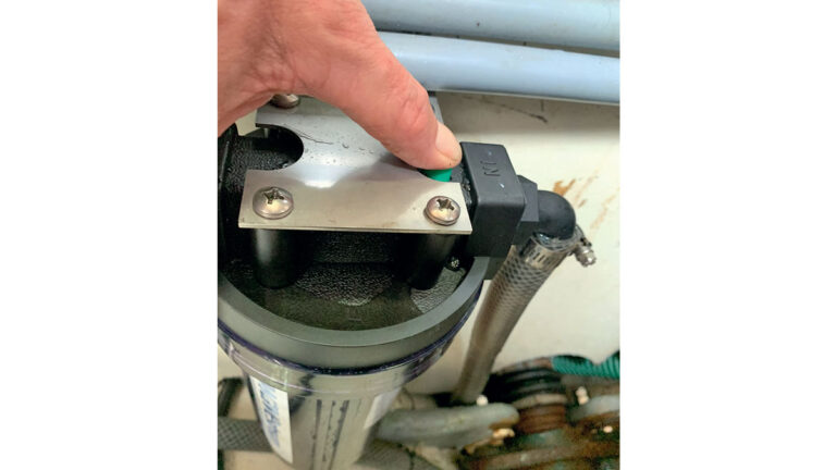 Installing a Wavestream 1 bilge filter - Practical Boat Owner