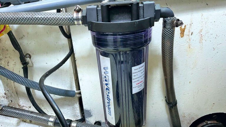 Installing a Wavestream 1 bilge filter - Practical Boat Owner