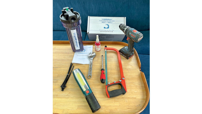 Installing a Wavestream 1 bilge filter - Practical Boat Owner