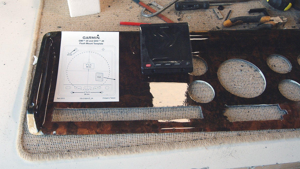 Boat instrument panel and helm refit: step-by-step - Practical Boat Owner