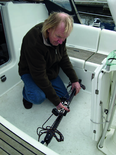 How to fit a removable mainsheet track - Practical Boat Owner