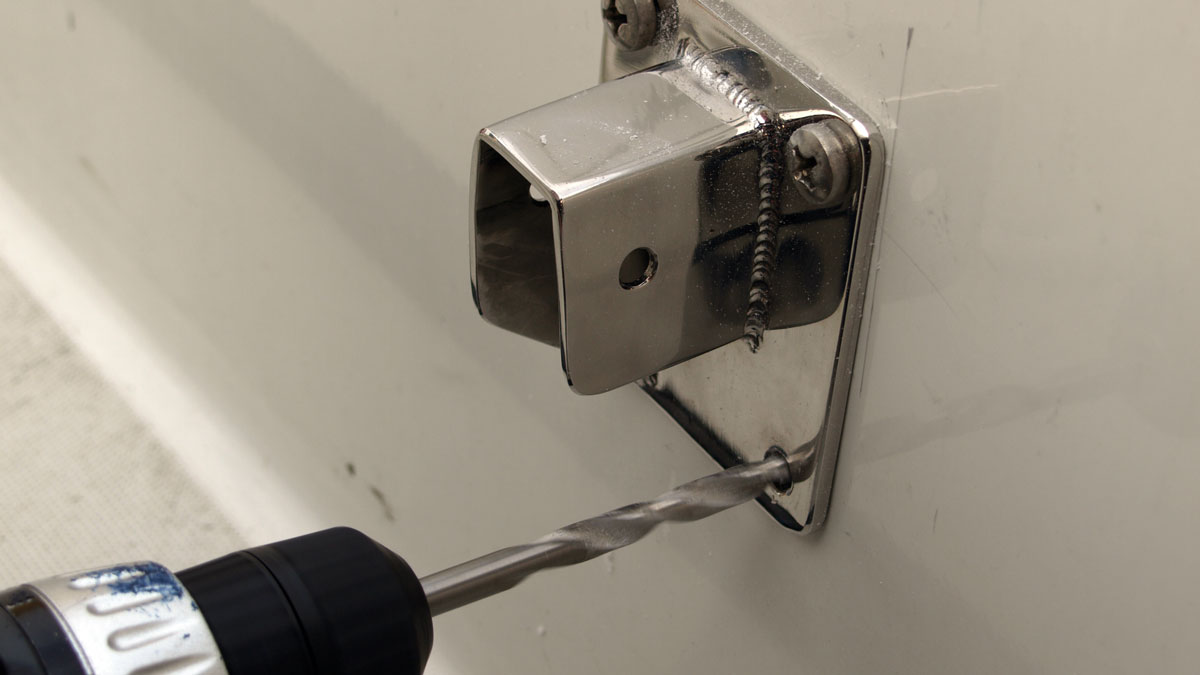 How to fit a removable mainsheet track - Practical Boat Owner