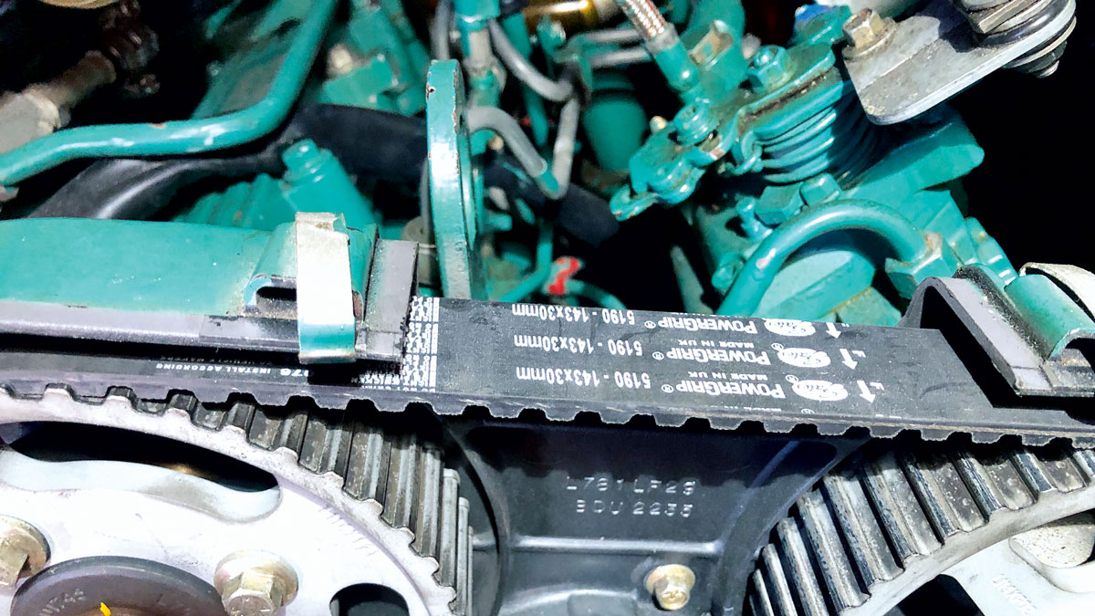 How to fit a new cam belt on your boat engine - Practical Boat Owner