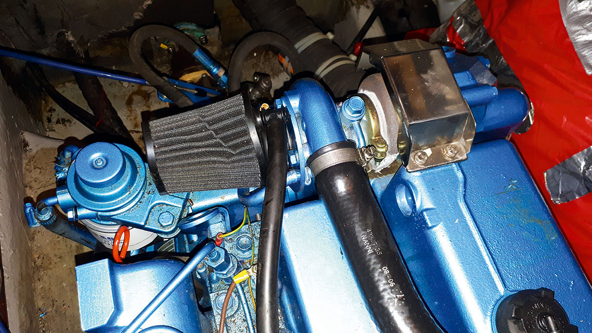 Moving a diesel engine air filter - Practical Boat Owner